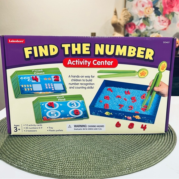 Lakeshore | Toys | Lakeshore Find The Number Activity Center Homeschool ...